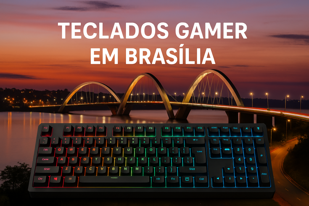 Melhore Seu Jogo com Teclados Gamer em Brasília | Netshop Loja Informática PC Gamer de Brasília DF