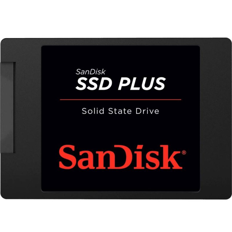 SSD 480GB Sandisk Plus 2,5 Sata III SDSSDA-480-G26 – Net Shop Informática